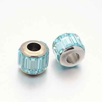 Cheap Faceted Column Glass European Beads Online Store - Cobeads.com